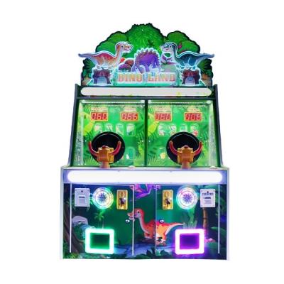 China Dinosaur Park Ball Shooting Redemption Game Machine / Capsule Toy Out Arcade Machine for sale