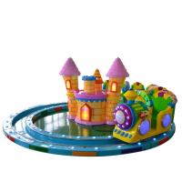 China Coin Operated Kiddie Ride Machines Szf Intercity Train Rail FRP + Metal Material for sale