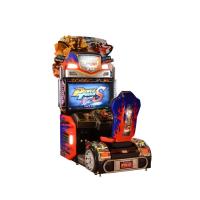 China Upright Car Racing Coin Operated Game Machine For Shopping Mall for sale