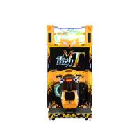 China 42 Inch Motorbikes Racing Arcade Machine For Amusement Park Yellow Color for sale