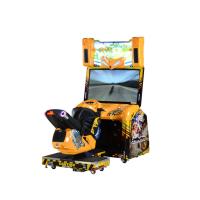 China 42 Inch Motorbikes Racing Arcade Machine For Amusement Park Yellow Color for sale