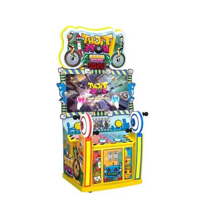 China Indoor Lottery Ticket Machine / Wheelbarrow Adventures Video Game Machine for sale