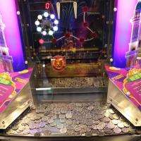 China 6 Players Dream Castle Pinball Game Machine Coin Pusher Metal + Acrylic + Plastic Material for sale