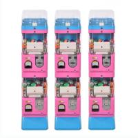 China Coin Operated Arcade Claw Machine  ,  Gashapon Dispenser Display Plastic Capsule Toy Vending Machine for sale