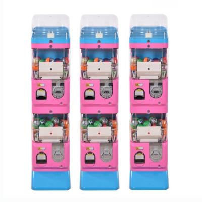 China Coin Operated Arcade Claw Machine  ,  Gashapon Dispenser Display Plastic Capsule Toy Vending Machine for sale