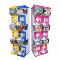 China Coin Operated Arcade Claw Machine  ,  Gashapon Dispenser Display Plastic Capsule Toy Vending Machine for sale