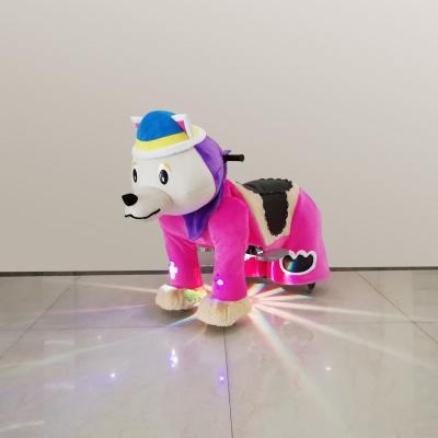 China Mp3 Music Electronic Coin Operated Kiddie Ride Attractive Walking Animal for sale