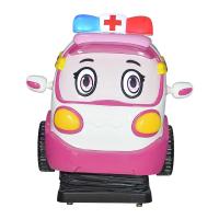 China Cute Pink Color Kiddie Ride Machines / Battery Car Game Machine for sale