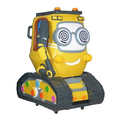 China Entertainment Cartoon Tank Kiddie Ride Machines For Park 110V 220V Yellow for sale