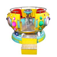 China Disco Amusement Kiddie Rides Swing Game Machine For Multiplayer Fiberglass + Metal Material for sale