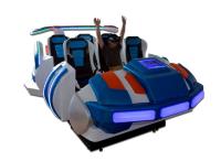 China Cool Family 6 Seats Spaceship 9D VR Game Machine Theme Park Flight Simulator For Adults for sale