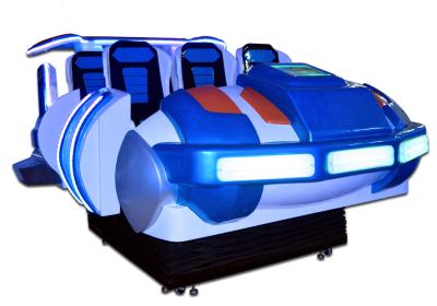 China Cool Family 6 Seats Spaceship 9D VR Game Machine Theme Park Flight Simulator For Adults for sale