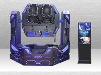 China 2 Seats 9D Virtual Reality Simulator Iron Warrior All - Axis Rotation 9D Roller Coaster for sale