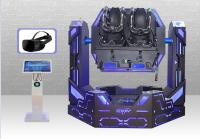 China 2 Seats 9D Virtual Reality Simulator Iron Warrior All - Axis Rotation 9D Roller Coaster for sale