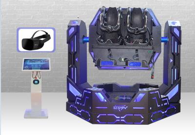 China 2 Seats 9D Virtual Reality Simulator Iron Warrior All - Axis Rotation 9D Roller Coaster for sale