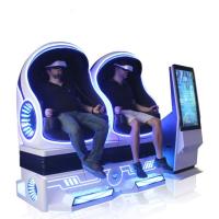 China Attractive 9D VR Cinema Egg Shape VR Chair Simulation Rides Single / Double / Triple Seats for sale