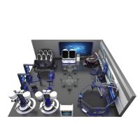 China 9D VR Egg / Racing Car Simulator Space Themed Virtual Reality Park for Play Game for sale