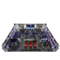China 9D VR Egg / Racing Car Simulator Space Themed Virtual Reality Park for Play Game for sale