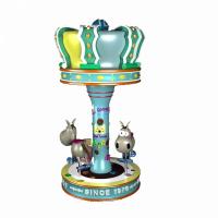 China 250W Children 'S Arcade Machines / Small Coin Operated Carousel Kiddie Rides for sale