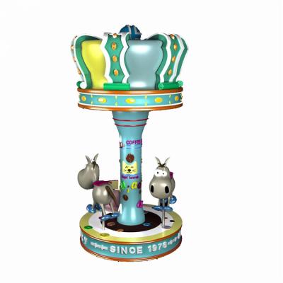 China 250W Children 'S Arcade Machines / Small Coin Operated Carousel Kiddie Rides for sale