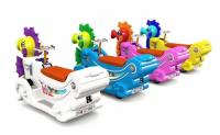 China Funny Kids Arcade Machine Battery Operated Blow Bubbles Walk Or Ride On Toy Horse for sale