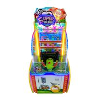 China Super Soldier Indoor Amusement Game Machine Tickets , Coin Pusher Redemption Game Machine for sale