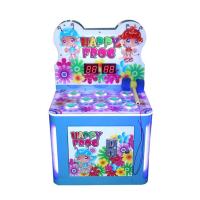China 60W Kids Arcade Machine , Ticket Redemption Hit Frog Game Mouse Hammer Arcade Cabinet Game Machine for sale