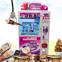 China Hardware Material Refrigerated Vending Machine /  Ice Cream Claw Machine for sale