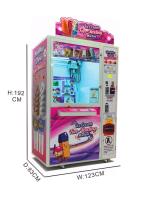 China Hardware Material Refrigerated Vending Machine /  Ice Cream Claw Machine for sale