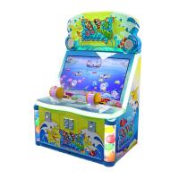 China Two Players Fishing Game Machine With Colorful LED Lights Wood + Acrylic Material for sale