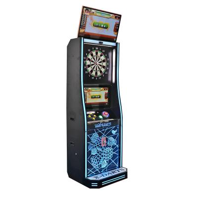 China Amusement Electronic Dart Game Machine Double Screens For Kids And Adult for sale