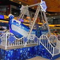 China Custom Kids Arcade Machine / Amusement Park Ride Pirate Ship Children Playground Equipment for sale
