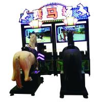 China Metal Fiberglass Horse Racing Arcade Machine / Go Go Jockey Video Game Machine for sale