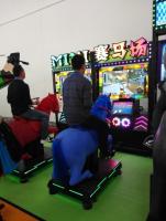 China Metal Fiberglass Horse Racing Arcade Machine / Go Go Jockey Video Game Machine for sale