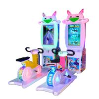 China 2 Players Kids Arcade Machine / Bicycle Racing Machine  W128*D150*H188CM for sale