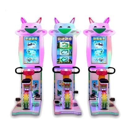 China 2 Players Kids Arcade Machine / Bicycle Racing Machine  W128*D150*H188CM for sale