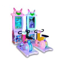 China 2 Players Kids Arcade Machine / Bicycle Racing Machine  W128*D150*H188CM for sale