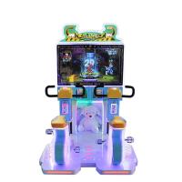 China 300W Kids Arcade Machine  / Single And Double Competitions Possible Redemption Ticket Rider Bike Game Machine for sale
