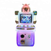 China 80*60*135cm  Arcade Game Kids Arcade Machine White / Yellow Color for sale