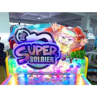 China Super Soldier Kids Ball Shooting Game Machine , Redemption Arcade Games for sale