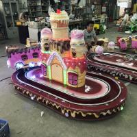 China Coin Operated Kids Riding Machine /  Electronic Castle Rotation Train Go Round Carousel for sale