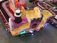 China Coin Operated Kids Riding Machine /  Electronic Castle Rotation Train Go Round Carousel for sale