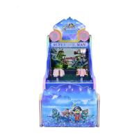 China Coin Pusher Water Shooting Arcade Machine / Lottery Ticket Game Machine for sale