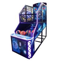 China Fancy Shooting Street Basketball Arcade Game Machine  Orange Green Blue Color for sale