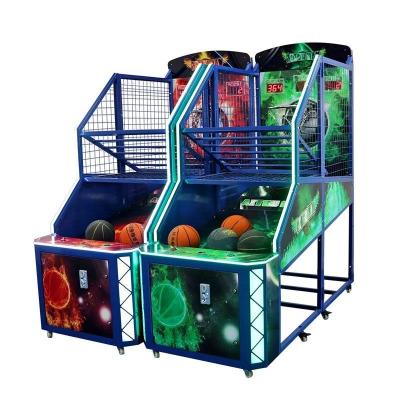 China Fancy Shooting Street Basketball Arcade Game Machine  Orange Green Blue Color for sale