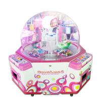 China Gift Crane Toy Grabber Candy Claw Machine Four Players English Language for sale