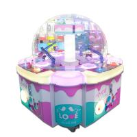 China Coin Push Grab Candy Arcade Cabinet Toy Grabber Machine With Cool Pop Music for sale