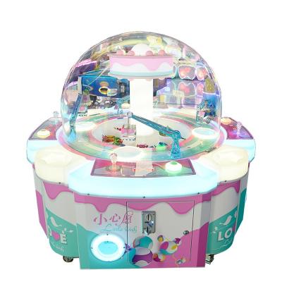 China Coin Push Grab Candy Arcade Cabinet Toy Grabber Machine With Cool Pop Music for sale