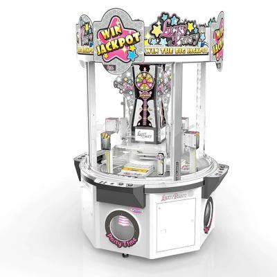 China Holiday Resorts 4 Players Coin Pusher Game Machine White Color 250W for sale