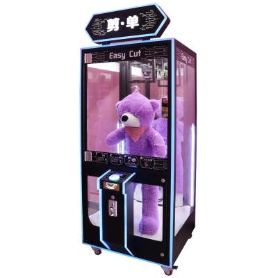 China Scissors Cut Ur Prize Shear Dolls Gift Vending Machine Coin Operated For Kids Playground for sale
